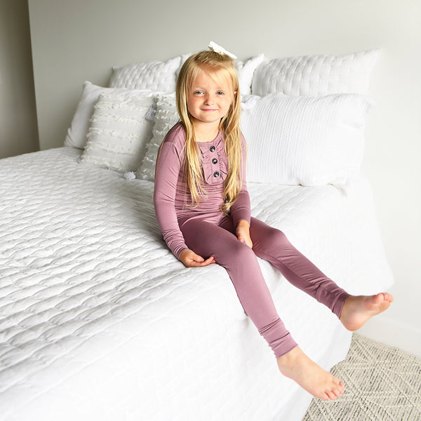 Kate Mauve RUFFLE TWO PIECE – Gigi and Max