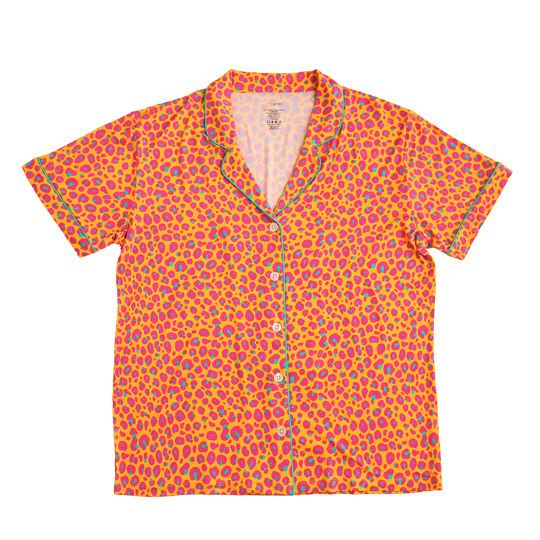 Kelly Leopard WOMENS LOUNGE TOP – Gigi and Max